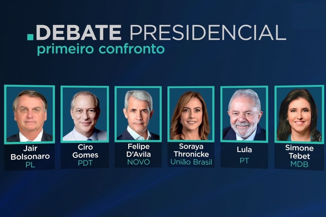 Simone e Soraya participam do 1º debate entre os candidatos a ...